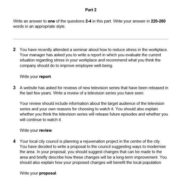 Cambridge C1 Advanced (CAE) Writing - Breakout English