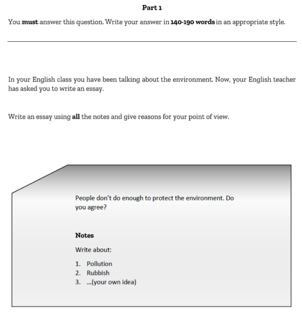 First (FCE) B2 Essay Structure - Essay Skeletons - Breakout English